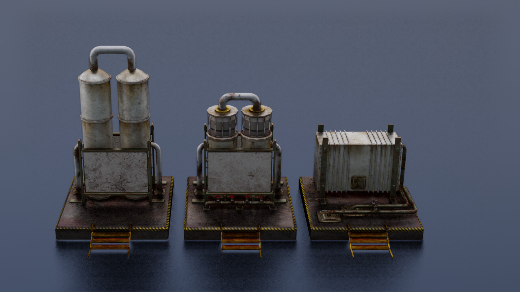 ArtStation - OIL STORAGE TANKER GAME READY | Game Assets