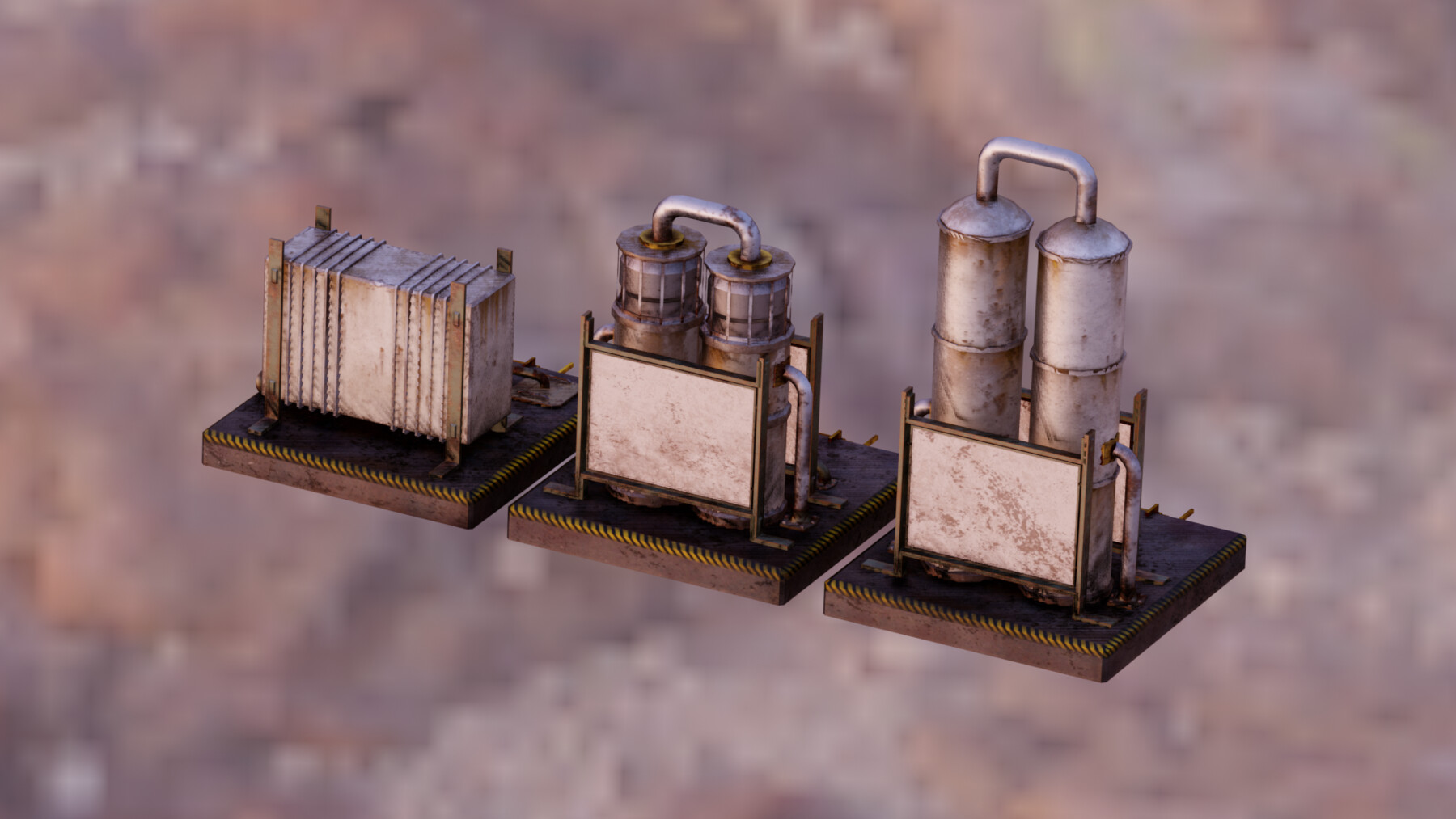 ArtStation - OIL STORAGE TANKER GAME READY | Game Assets