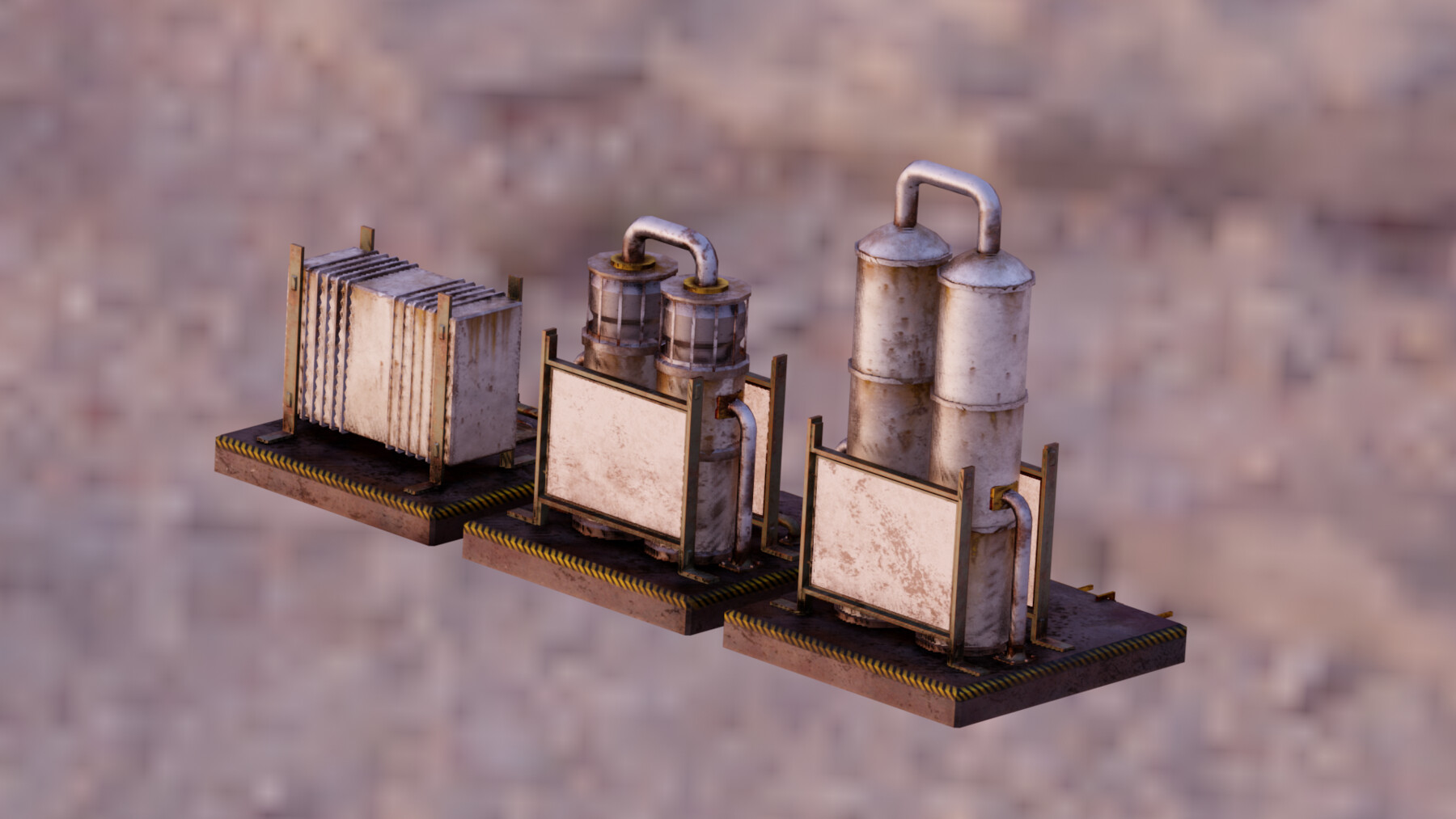 ArtStation - OIL STORAGE TANKER GAME READY | Game Assets