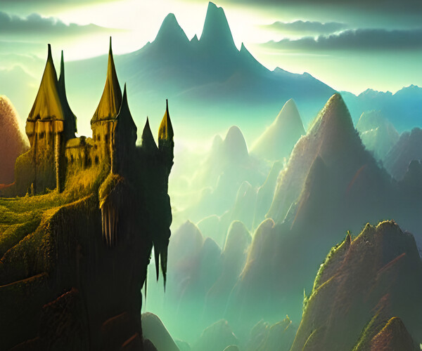ArtStation - Cliffside Castle | Artworks