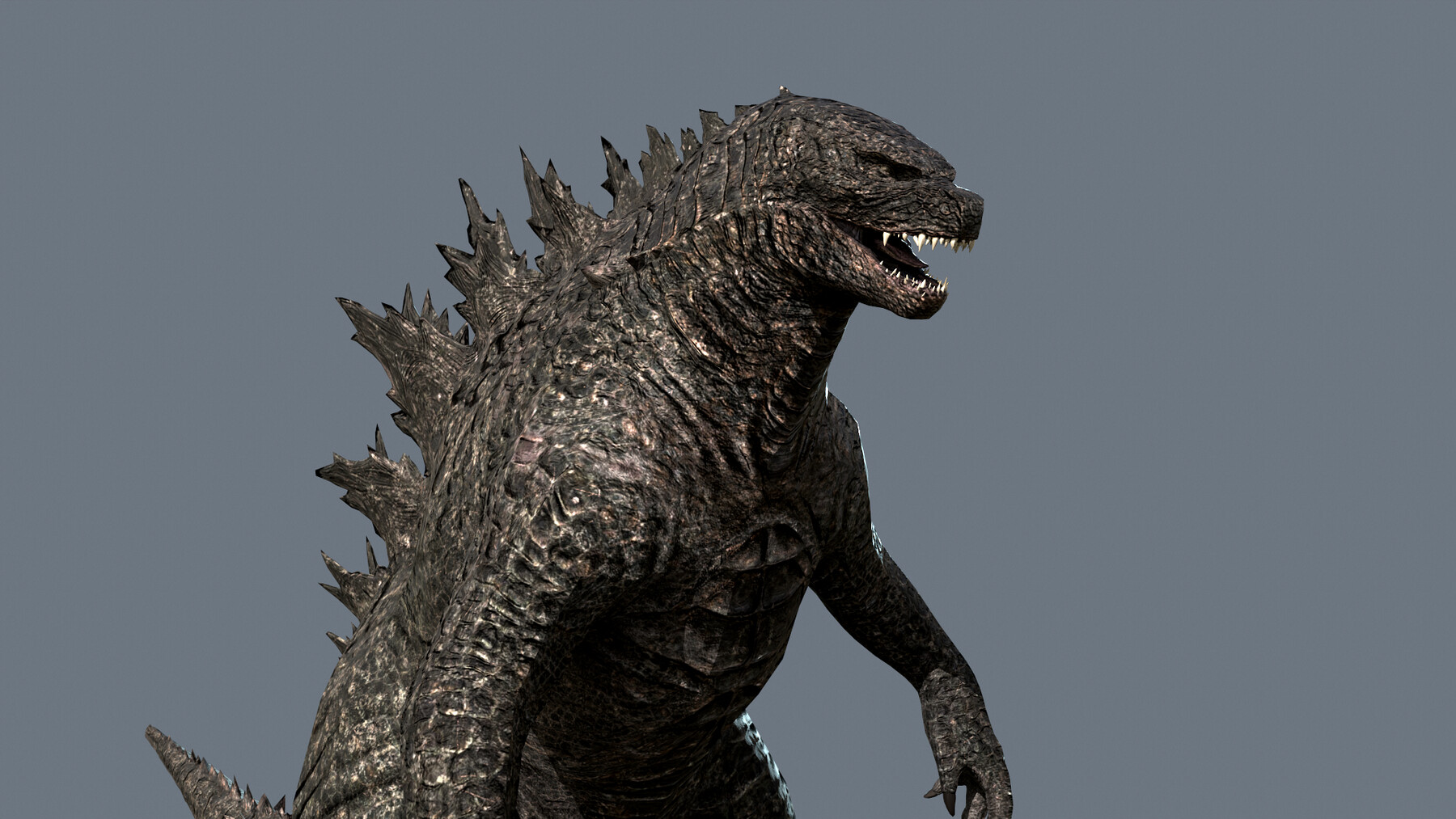 ArtStation - Godzilla low poly model v1.0 | Game Assets