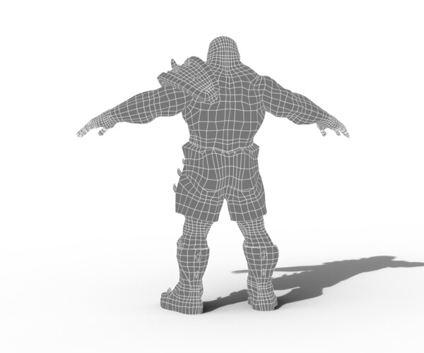 ArtStation - Character - Tank | Game Assets