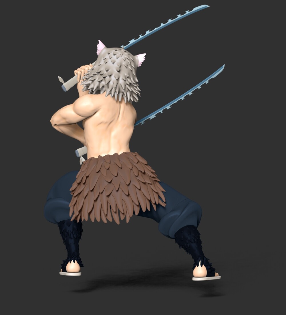 ArtStation - Inosuke Hashibira - Demon Slayer | Resources
