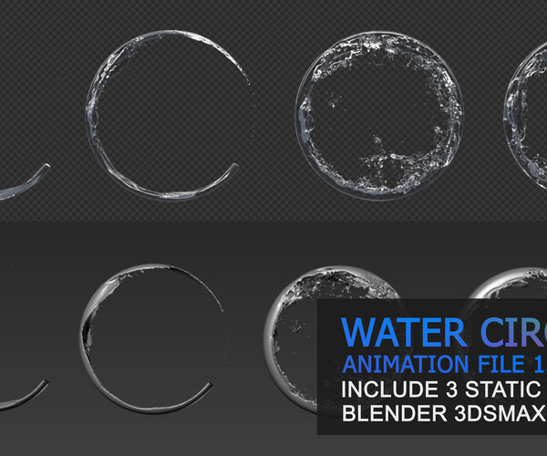 ArtStation - Water Splash Circle Animation | Resources