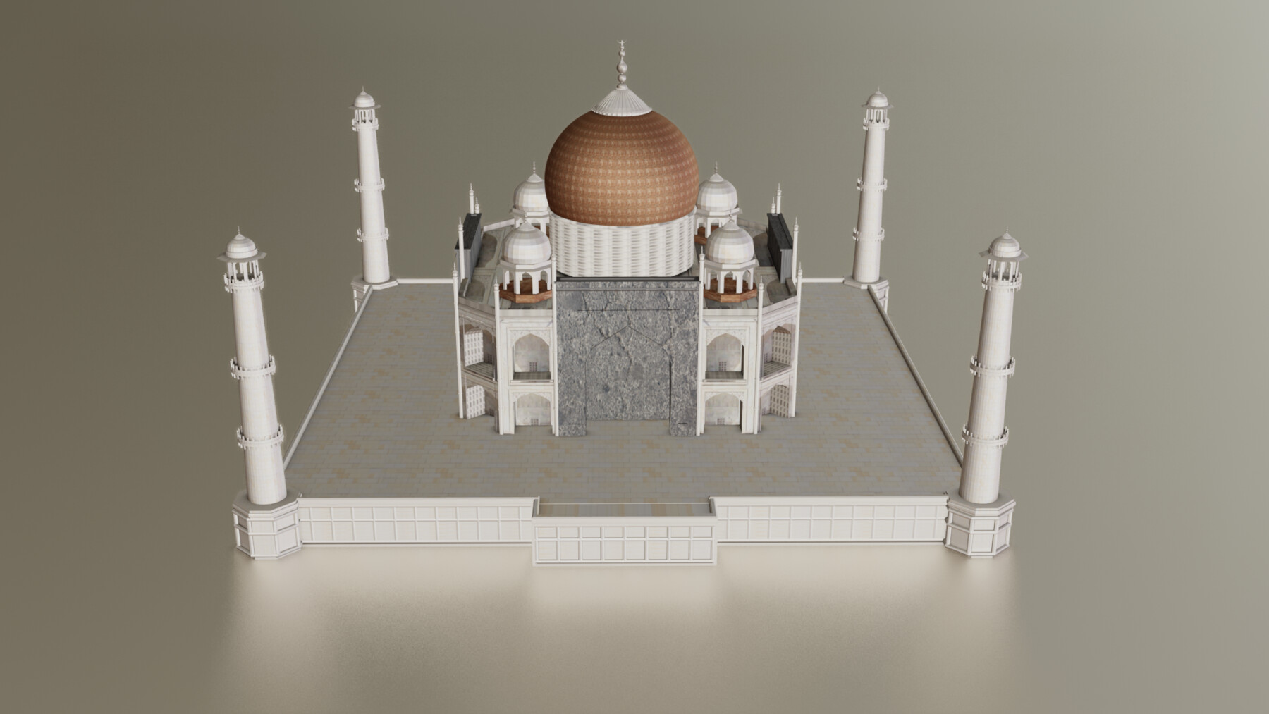 ArtStation - TAJ MAHAL GAME READY 3D MODEL | Resources