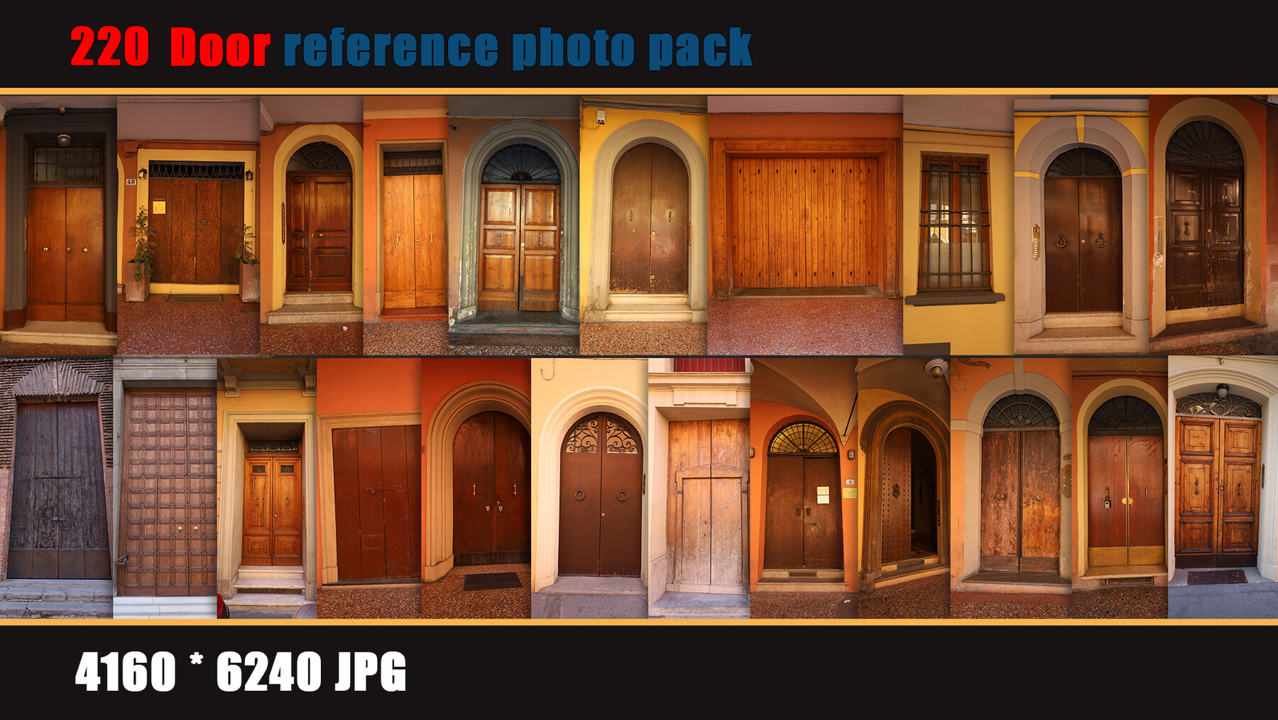 ArtStation - 220 door reference photo pack | Resources