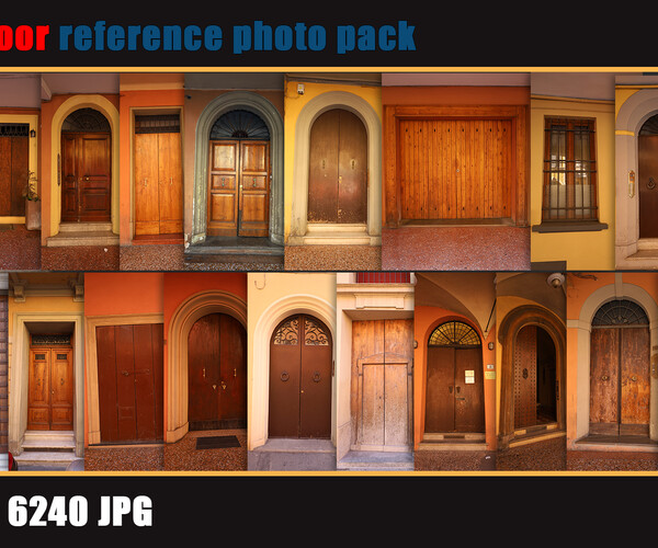 ArtStation - 220 door reference photo pack | Resources