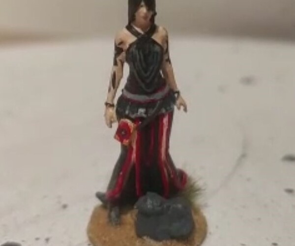 ArtStation - Female Spellcaster / Mage / Sorcerer 3D Print Ready ...