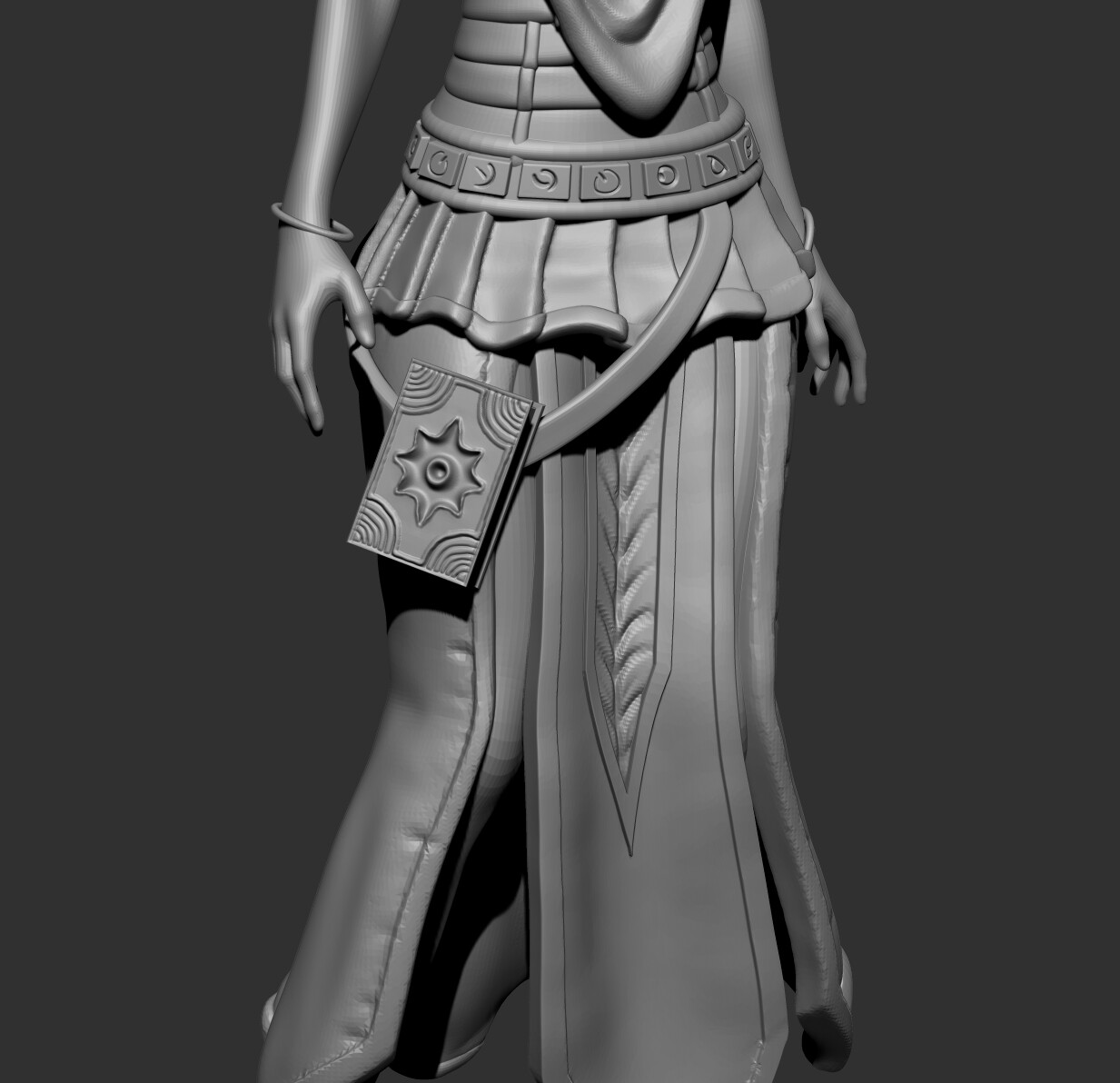ArtStation - Female Spellcaster / Mage / Sorcerer 3D Print Ready ...