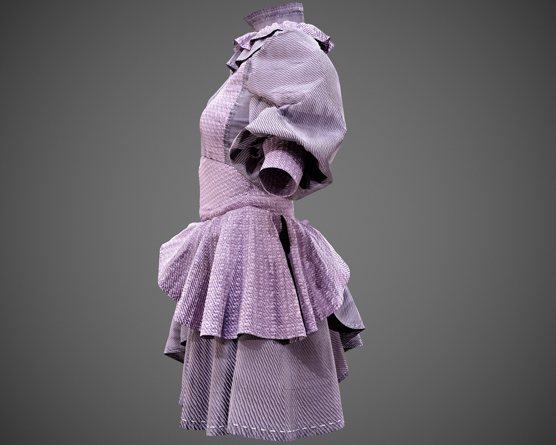 ArtStation - 4 Dresses (low poly) vol_09:marvelous designer+obj+fbx ...