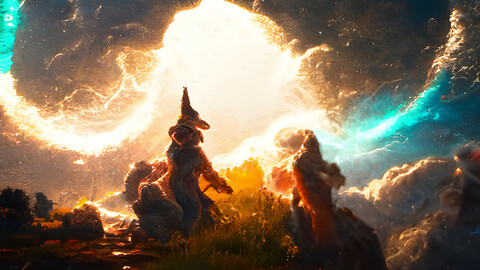 ArtStation - Cosmic Fantasy Landscape | Artworks