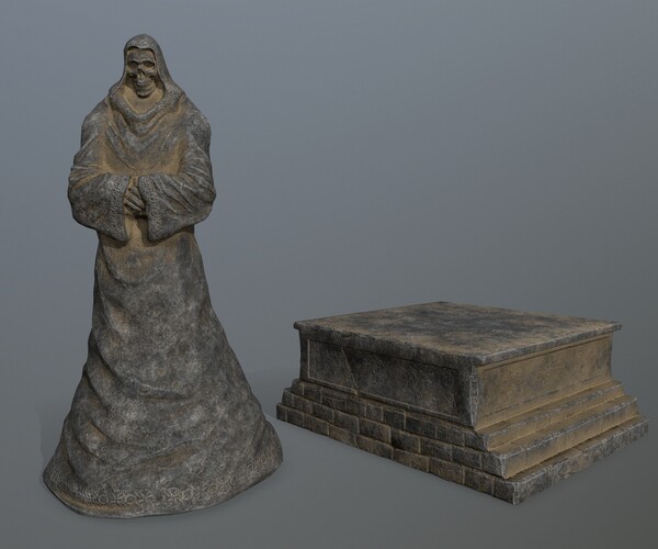 ArtStation - statue 2 | Game Assets