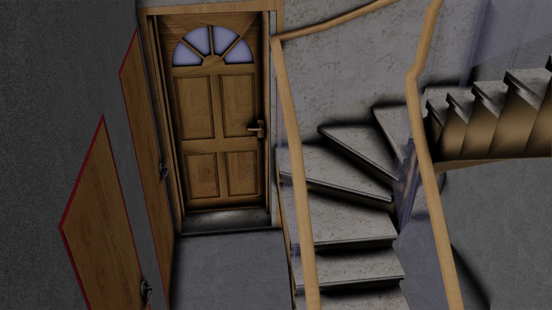 ArtStation - COTTAGE HOUSE WITH INTERIOR GAME READY | Game Assets