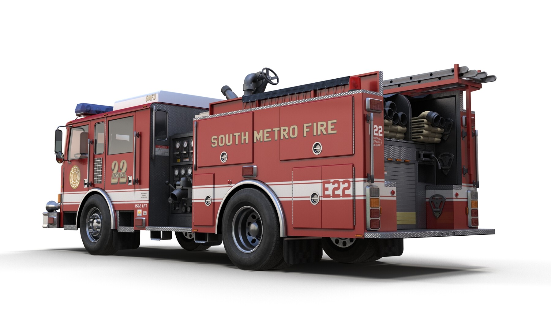 ArtStation - Seagrave marauder fire truck | Game Assets