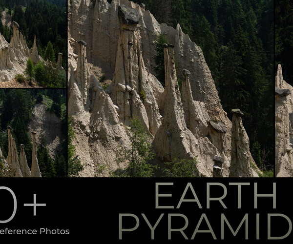 ArtStation - Earth Pyramids - Reference Pack | Resources