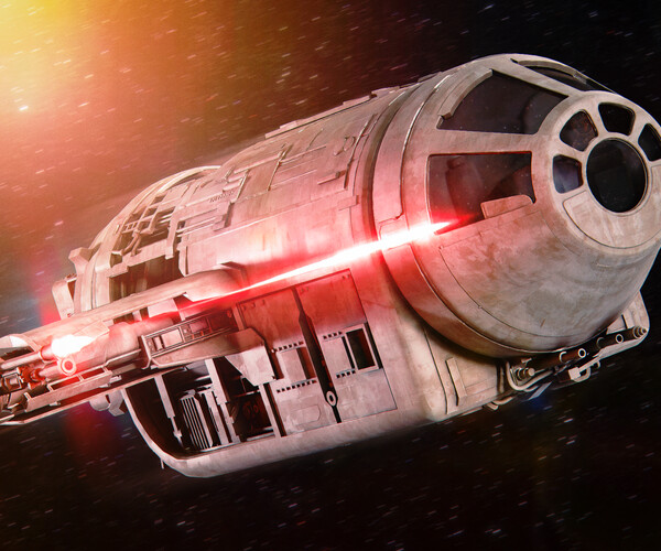 ArtStation - Rebel attack shuttle "Cargowisp" - Star Wars | Resources