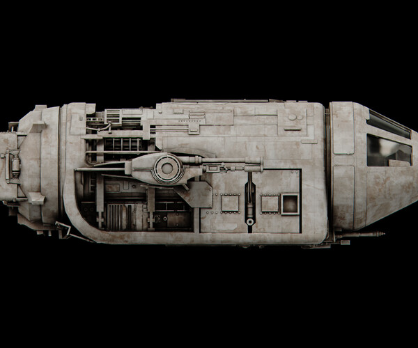 ArtStation - Rebel attack shuttle "Cargowisp" - Star Wars | Resources