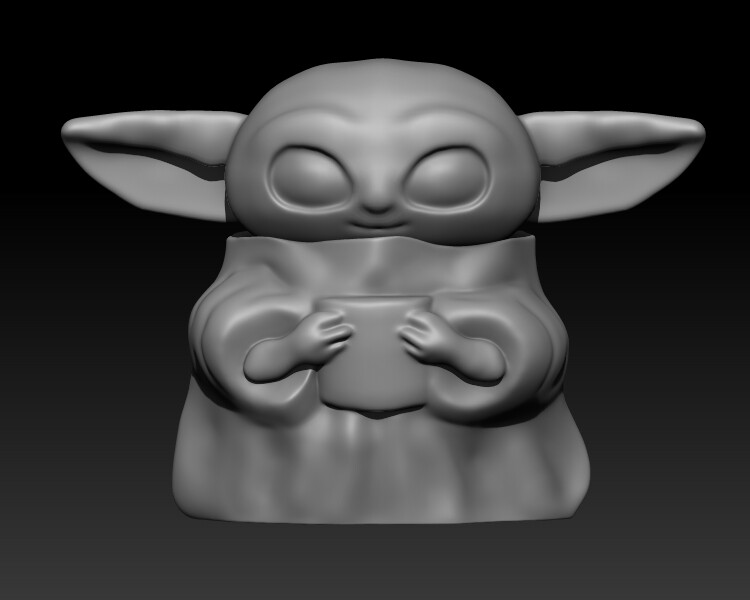 ArtStation - STL Baby Yoda 3D Printing | Resources ArtStation - STL Baby Yoda 3D Printing | Resources