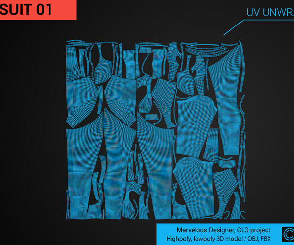 ArtStation - Latex suit 01 - Marvelous Designer, CLO project. | Resources