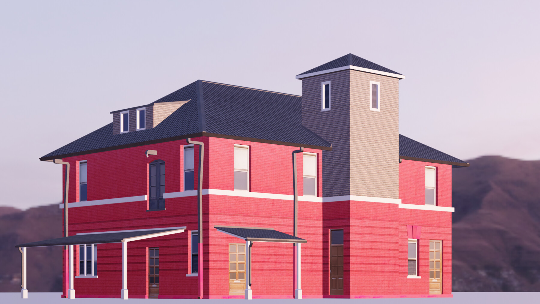 ArtStation - BUILDING GAME READY LOW POLY | Game Assets