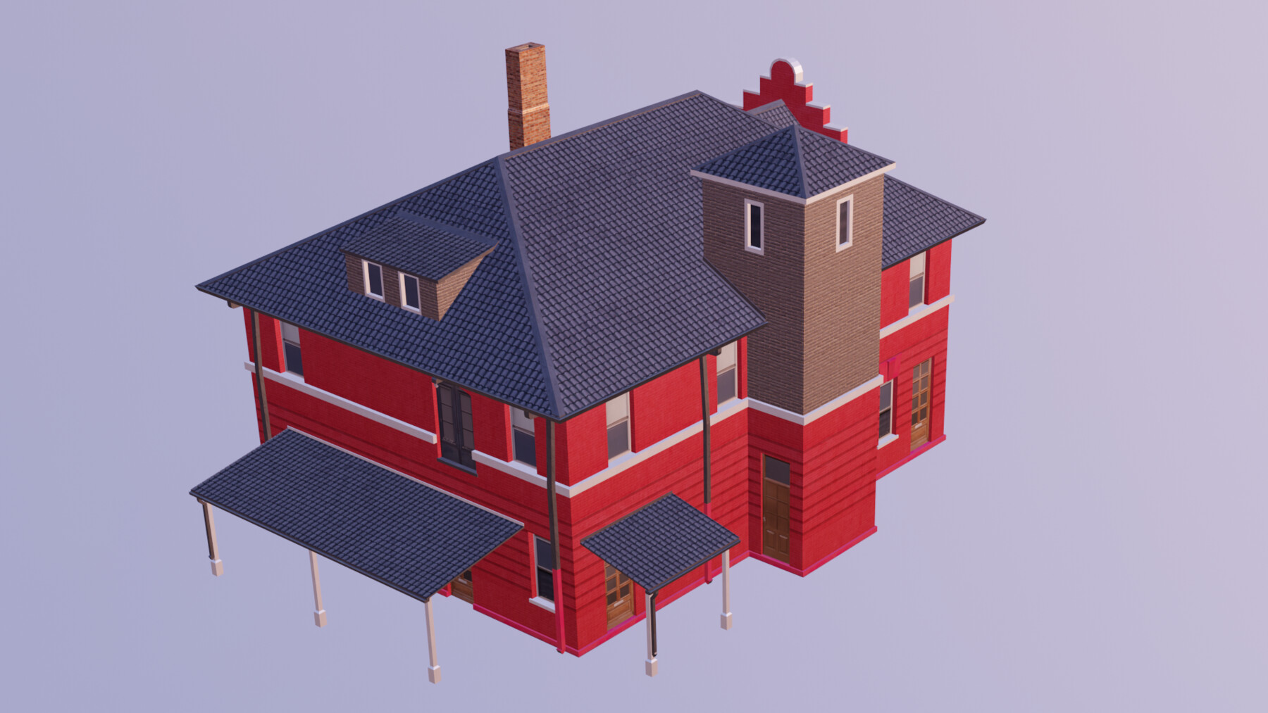ArtStation - BUILDING GAME READY LOW POLY | Game Assets