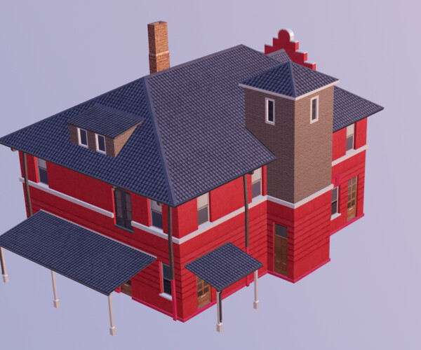 ArtStation - BUILDING GAME READY LOW POLY | Game Assets