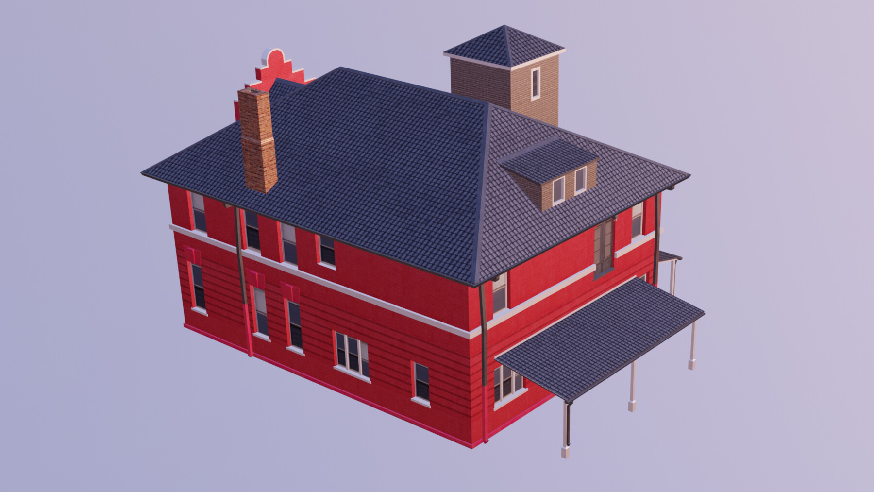 ArtStation - BUILDING GAME READY LOW POLY | Game Assets