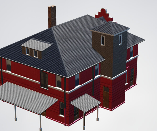 ArtStation - BUILDING GAME READY LOW POLY | Game Assets