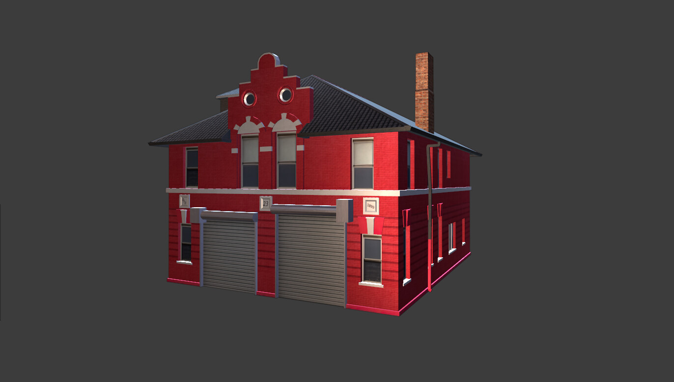 ArtStation - BUILDING GAME READY LOW POLY | Game Assets