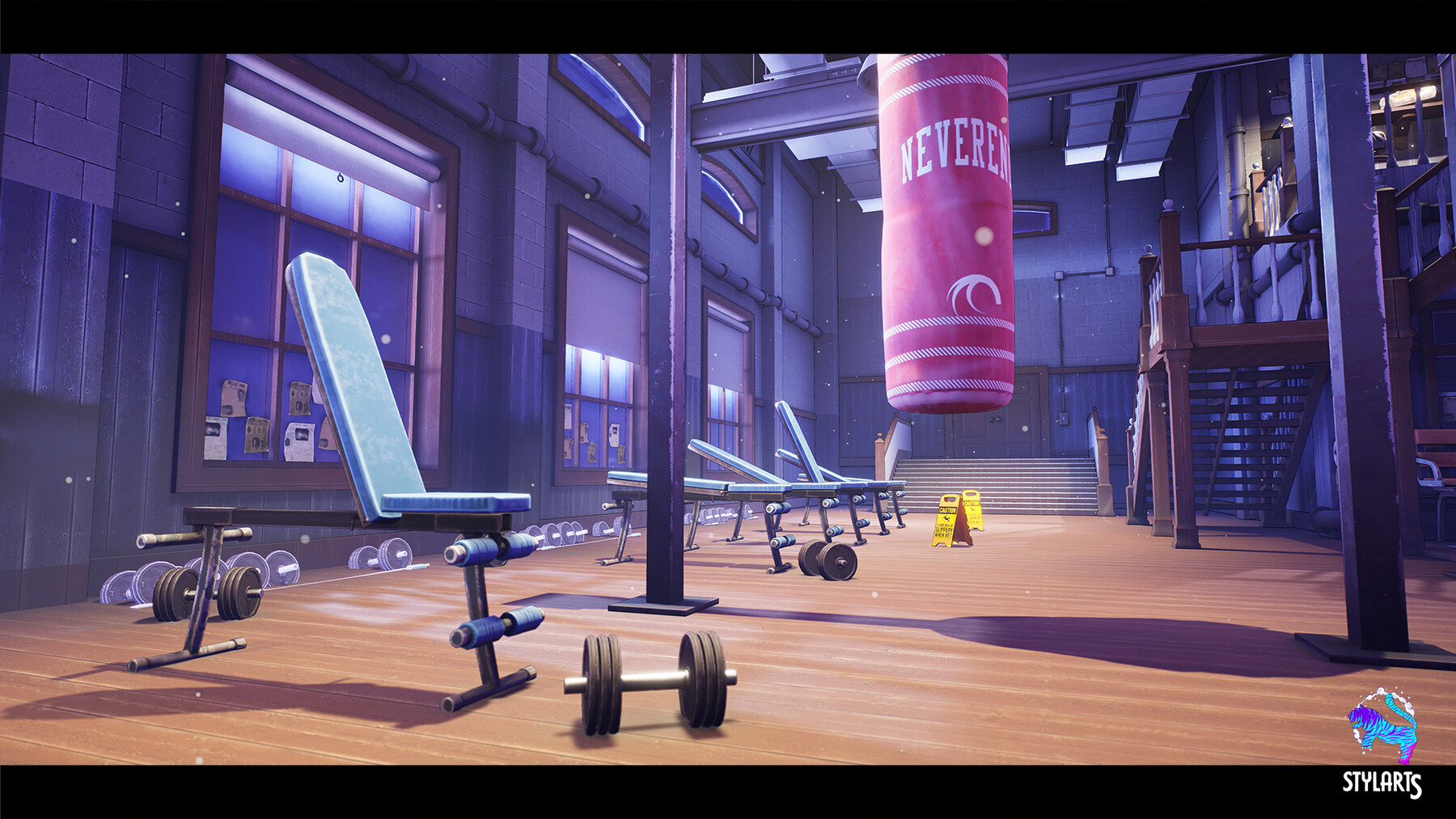 ArtStation - Stylized Boxing Club | Game Assets