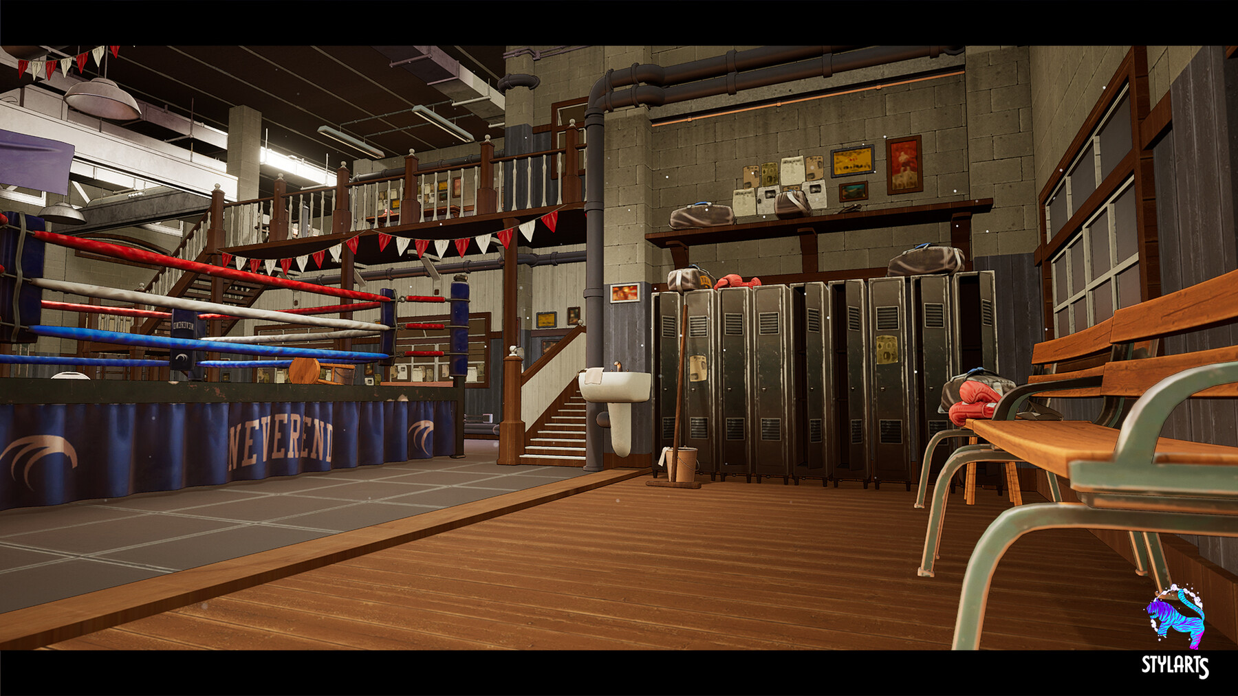 ArtStation - Stylized Boxing Club | Game Assets