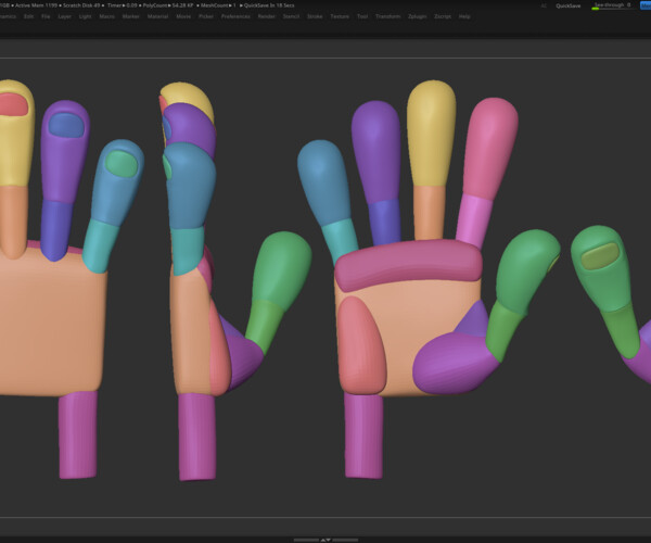ArtStation - Cartoony Hand Blockout Tutorial | Tutorials