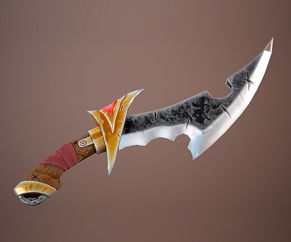 ArtStation - Stylized Dagger - Game-Ready | Game Assets