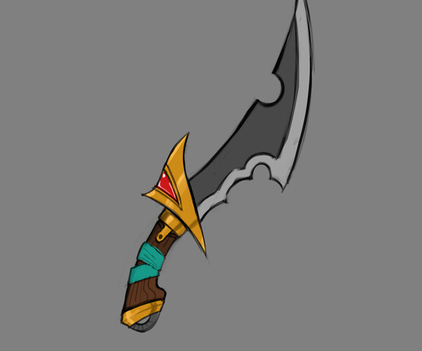 ArtStation - Stylized Dagger - Game-Ready | Game Assets