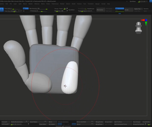 ArtStation - Cartoony Hand Blockout Tutorial | Tutorials