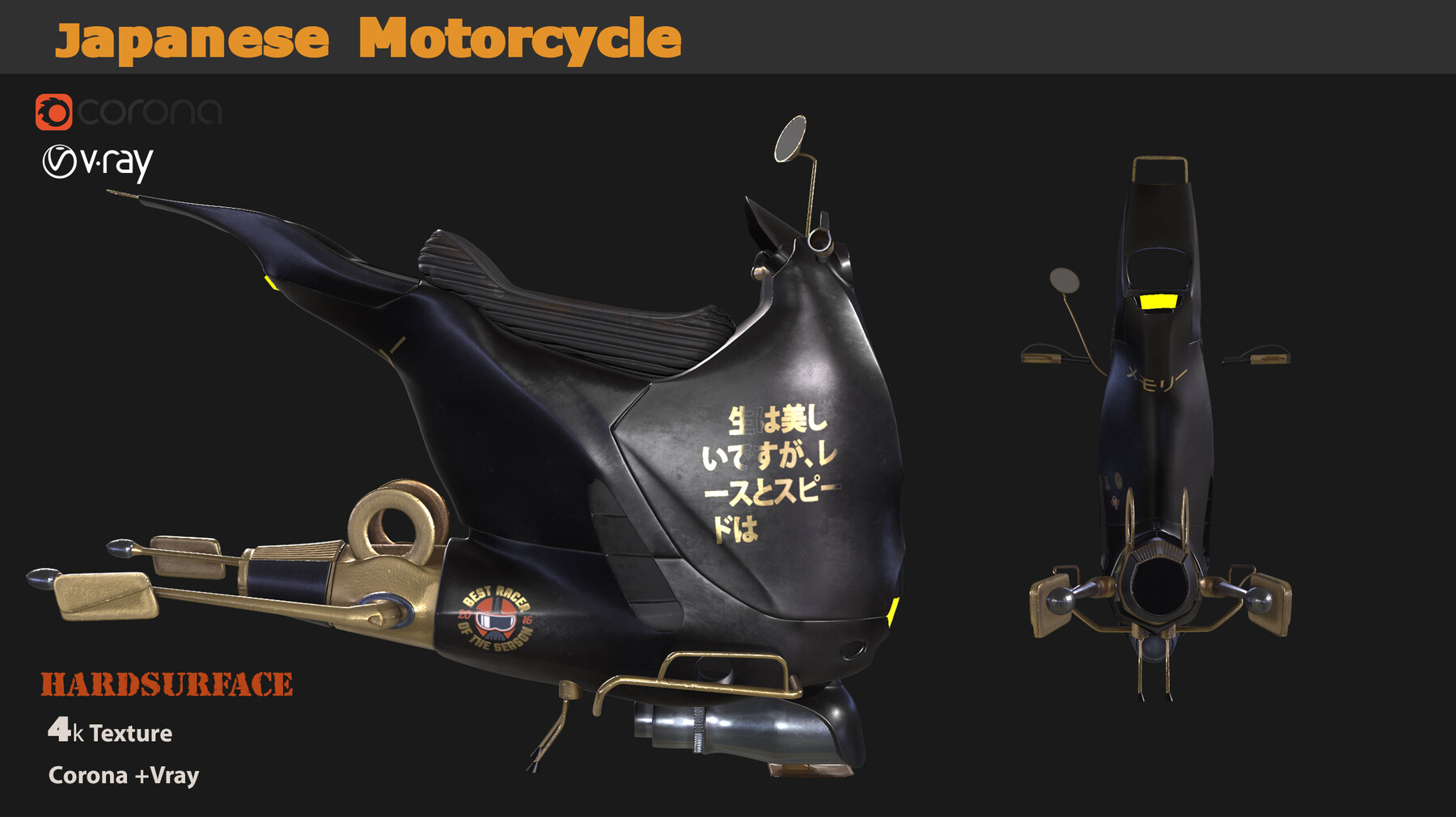 ArtStation - Japanese motorcycle | Game Assets