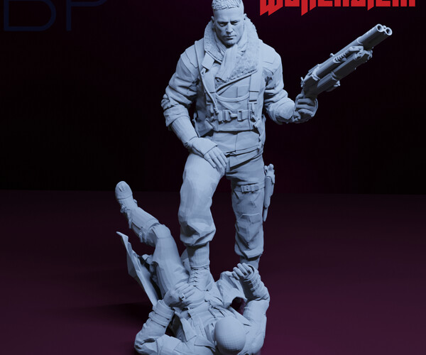 ArtStation - Wolfenstein Ubershock 3DPrint ready | Resources