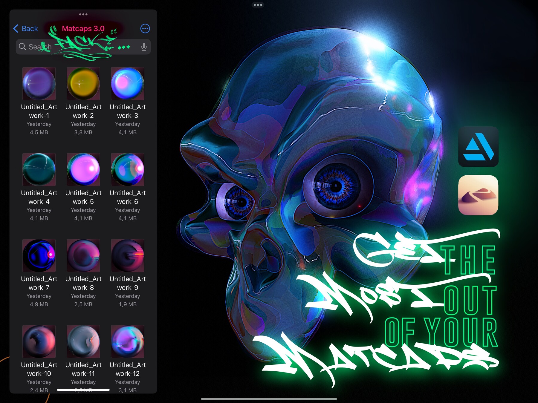 ArtStation - MATCAPS 3.0 @nomadsculpt PNG files (tutorial in the ...