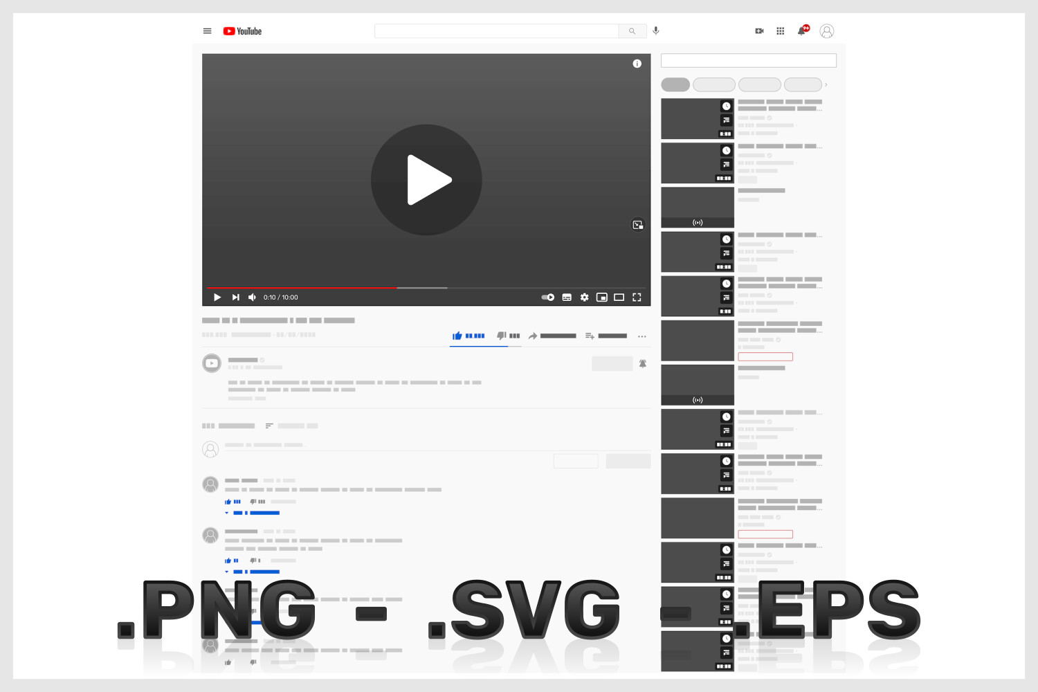 ArtStation - Video Website Interface Vector Design | Artworks