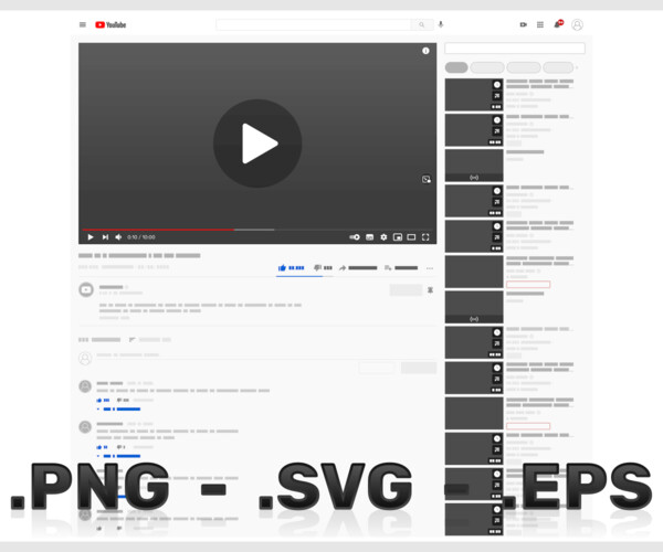 ArtStation - Video Website Interface Vector Design | Artworks