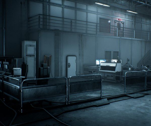 ArtStation - Sci-Fi Laboratory Environment | Game Assets