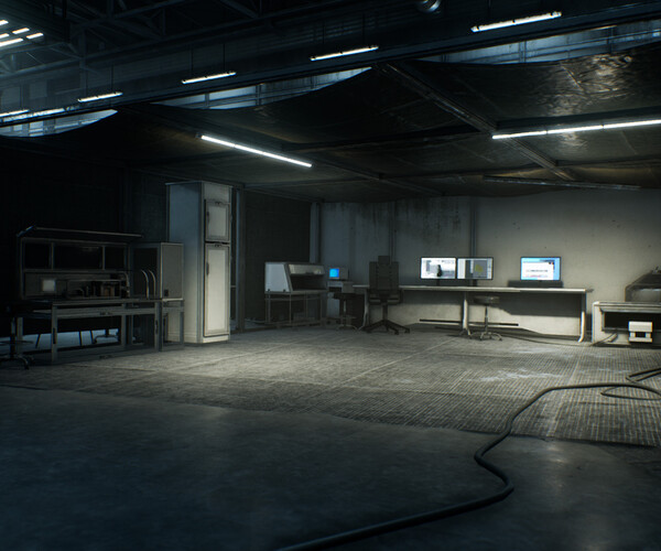 ArtStation - Sci-Fi Laboratory Environment | Game Assets