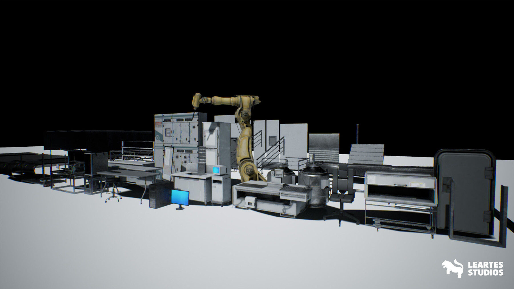 ArtStation - Sci-Fi Laboratory Environment | Game Assets