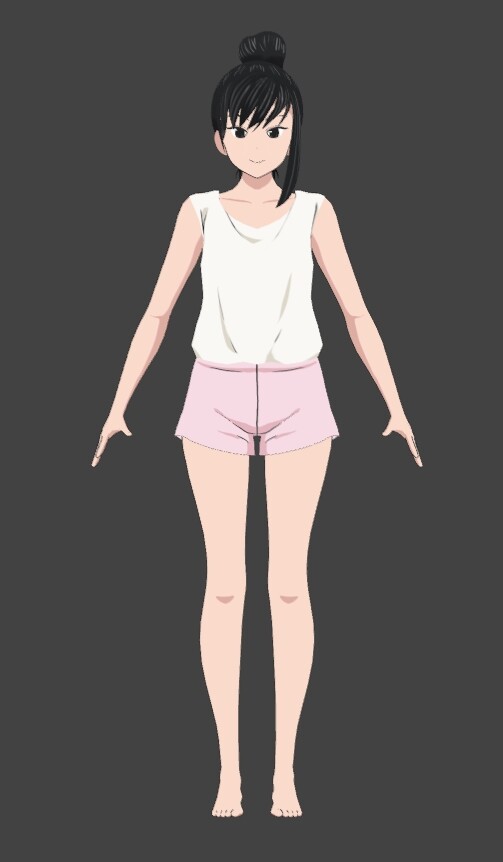 ArtStation - Anime Girl | Game Assets