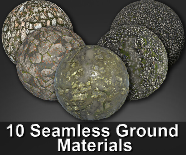ArtStation - Ground Materials Vol. 1 | Game Assets