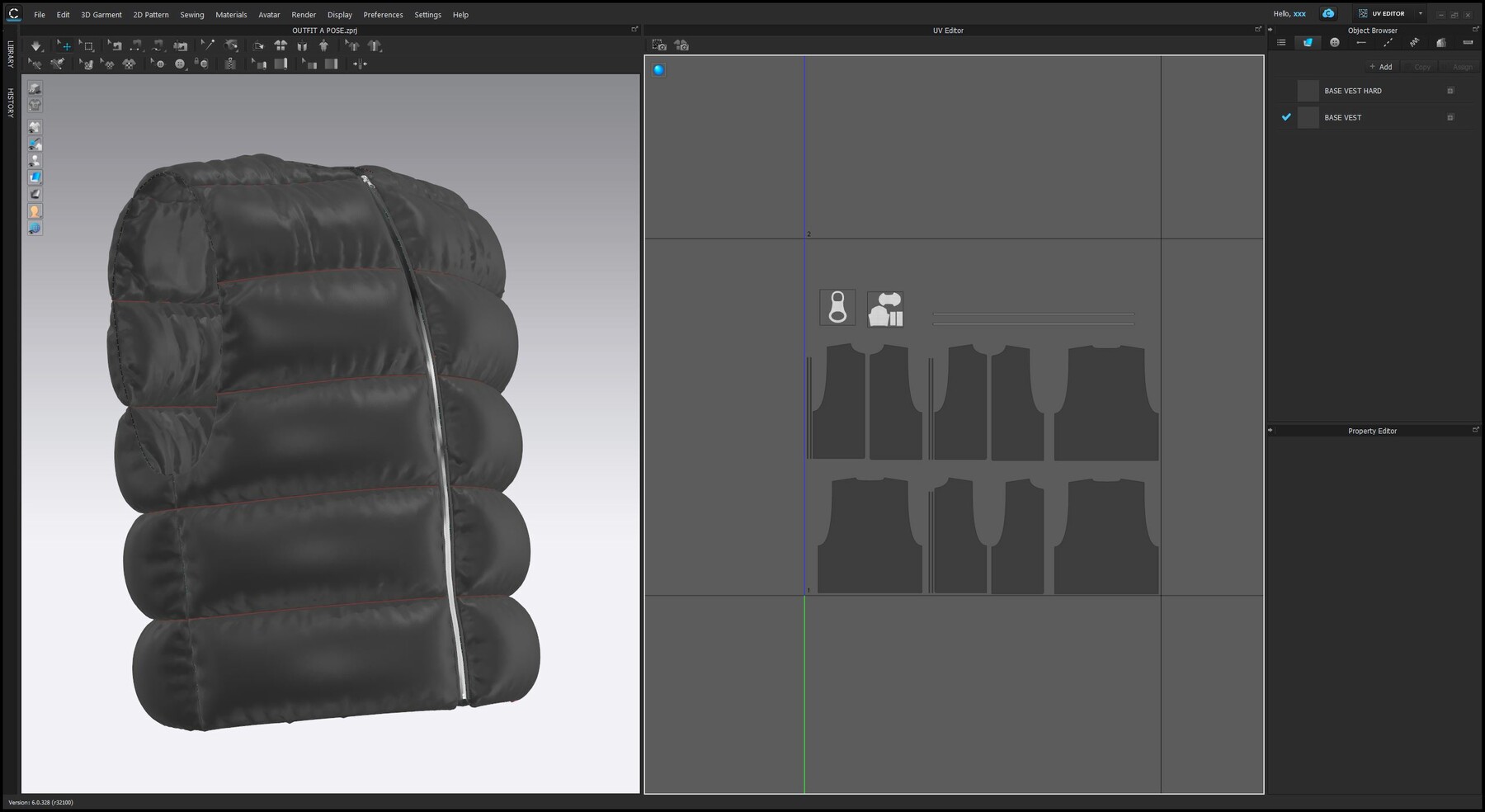 ArtStation - Streetwear Vest Waistcoat Puffer #001 - Clo 3D / Marvelous ...