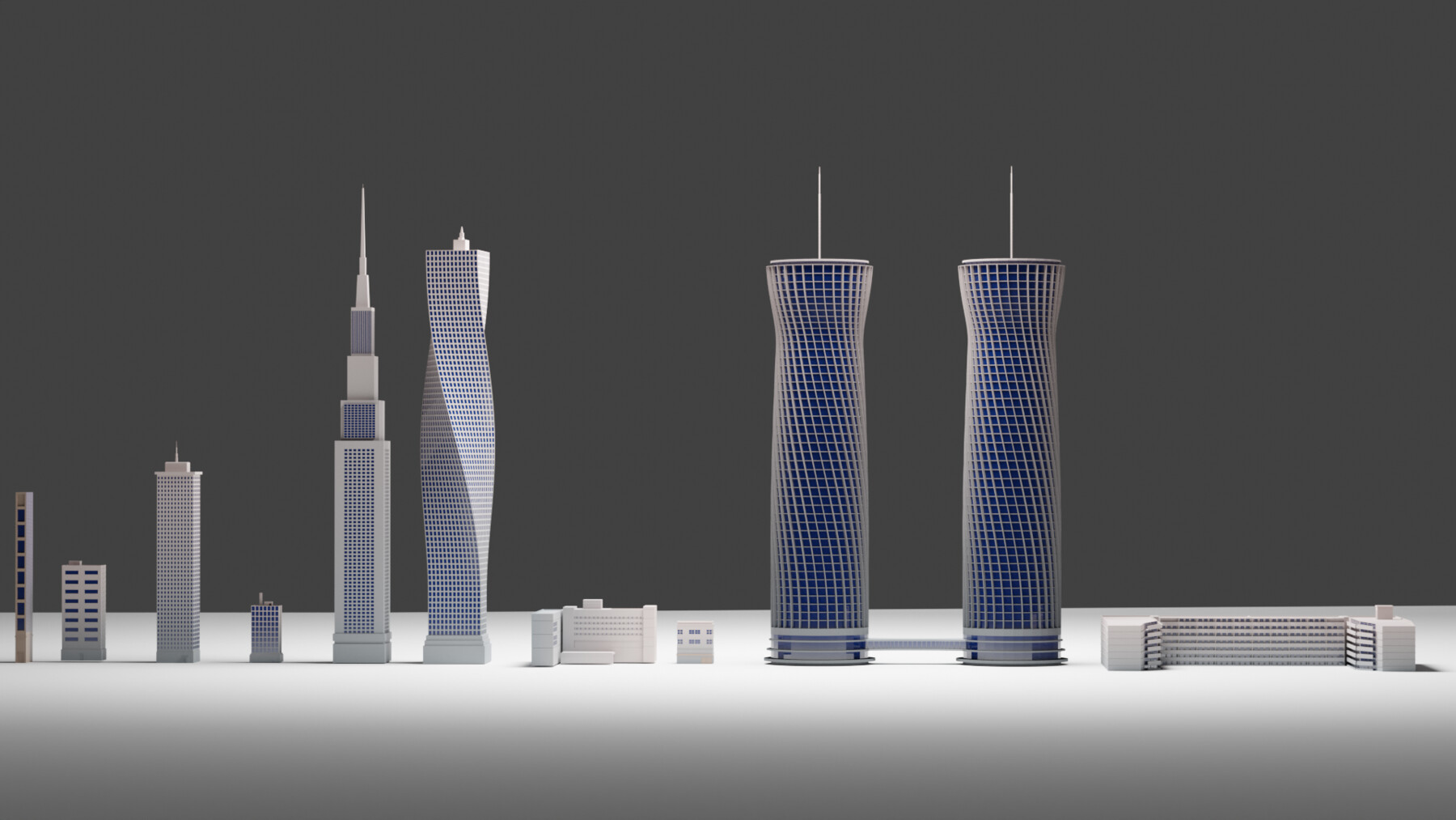 ArtStation - Urban City Building kit - 10 Buildings | Resources