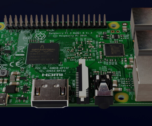 ArtStation - RASPBERRY PI LOW POLY GAME READY | Resources