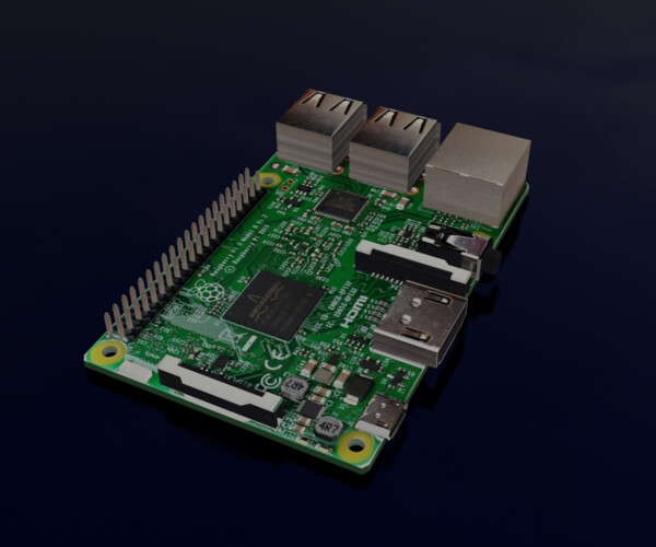 ArtStation - RASPBERRY PI LOW POLY GAME READY | Resources