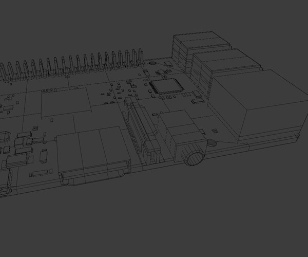 ArtStation - RASPBERRY PI LOW POLY GAME READY | Resources